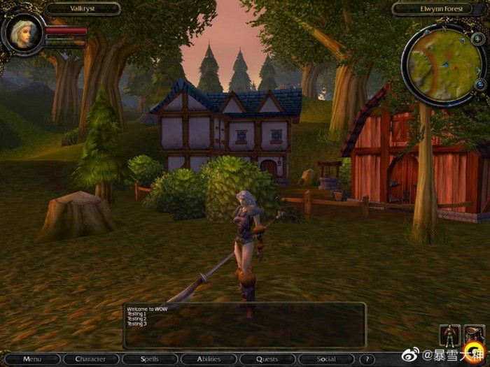 《魔兽》早期开发图 1999年的《魔兽世界》见过吗