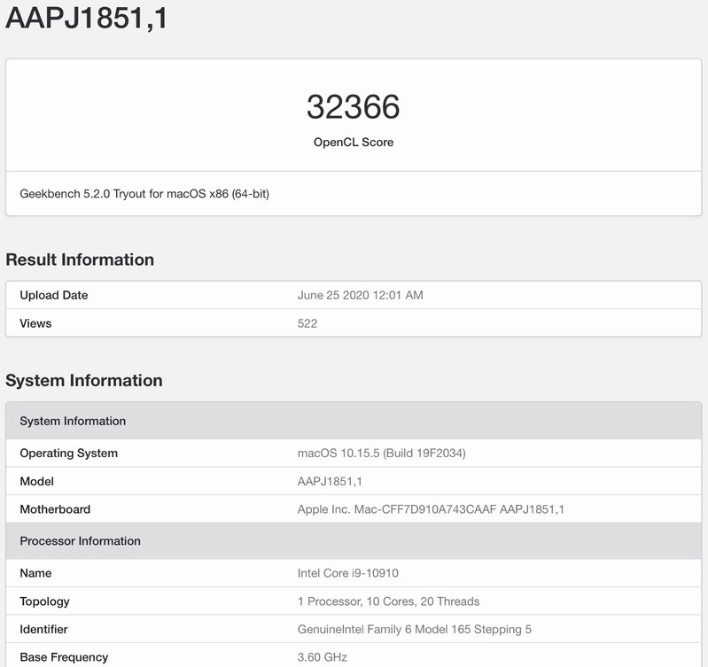 疑似新款iMac曝光：10核i9-10910、无外观变化
