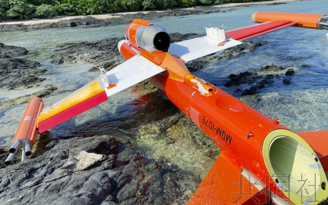 冲绳海边发现疑似无人机物体，居民猜是美军无人靶机