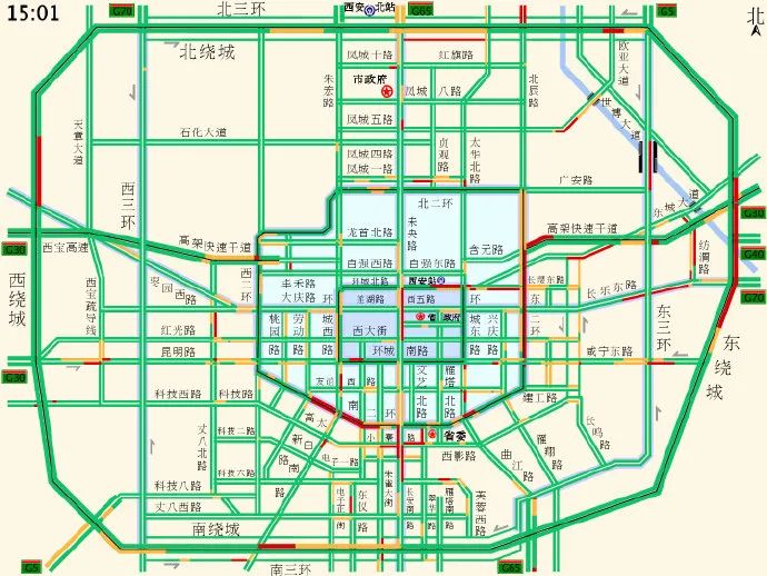西安绕城全线流量大！市内这些地方赶紧绕行